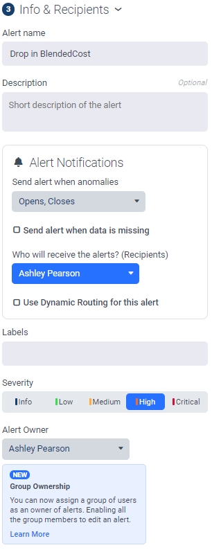 Creating New Alerts – Anodot
