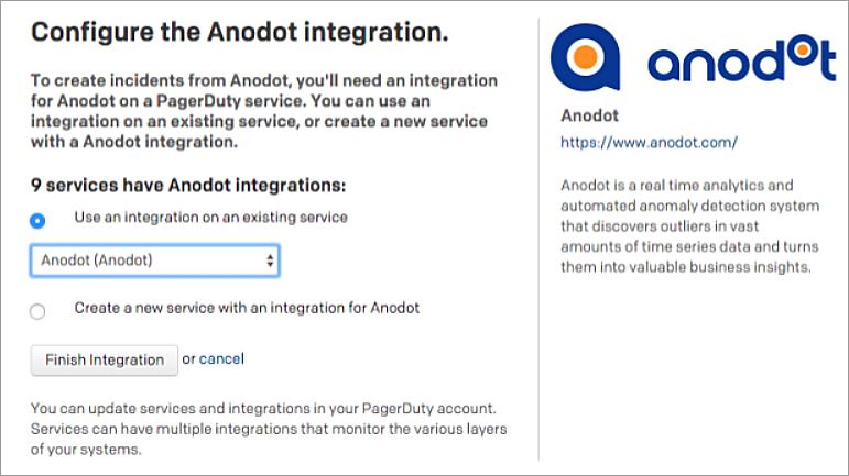 Anodot PagerDuty integration – Anodot